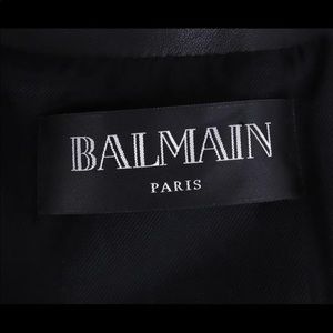 Balmain | Jackets & Coats | Authentic Balmain Leather Jacket | Poshmark